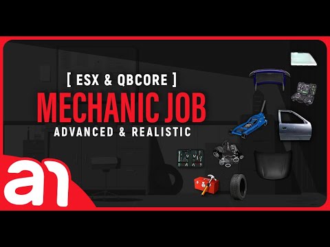 AN Mechanic Job for FiveM [ESX & QBCore]