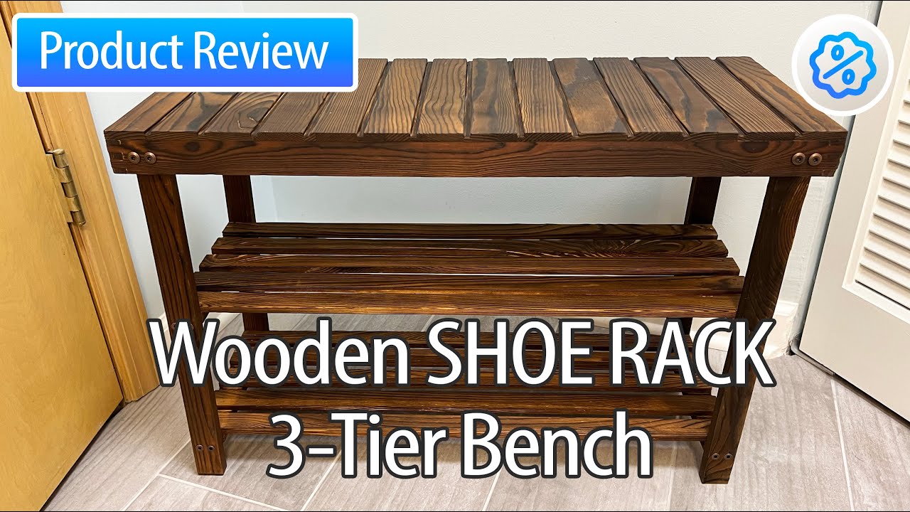 3 Tier Wooden Shoe Rack Bench for Entryways & Mudrooms - Product Review