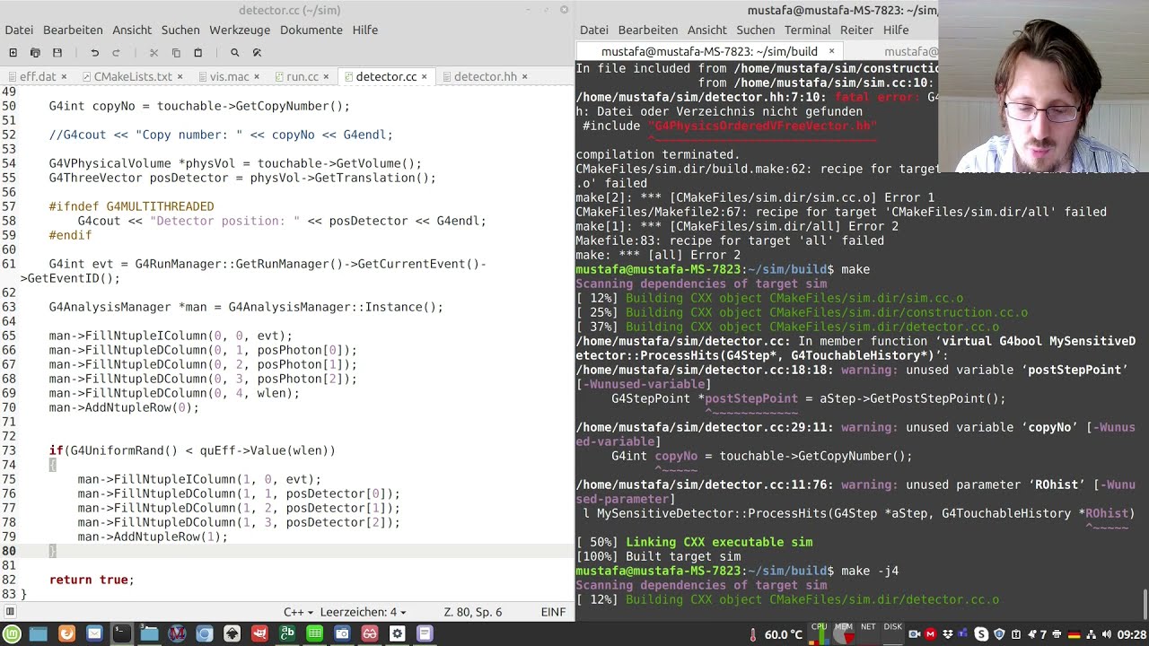 Geant4 Tutorial 12: Adding Detector Efficiency