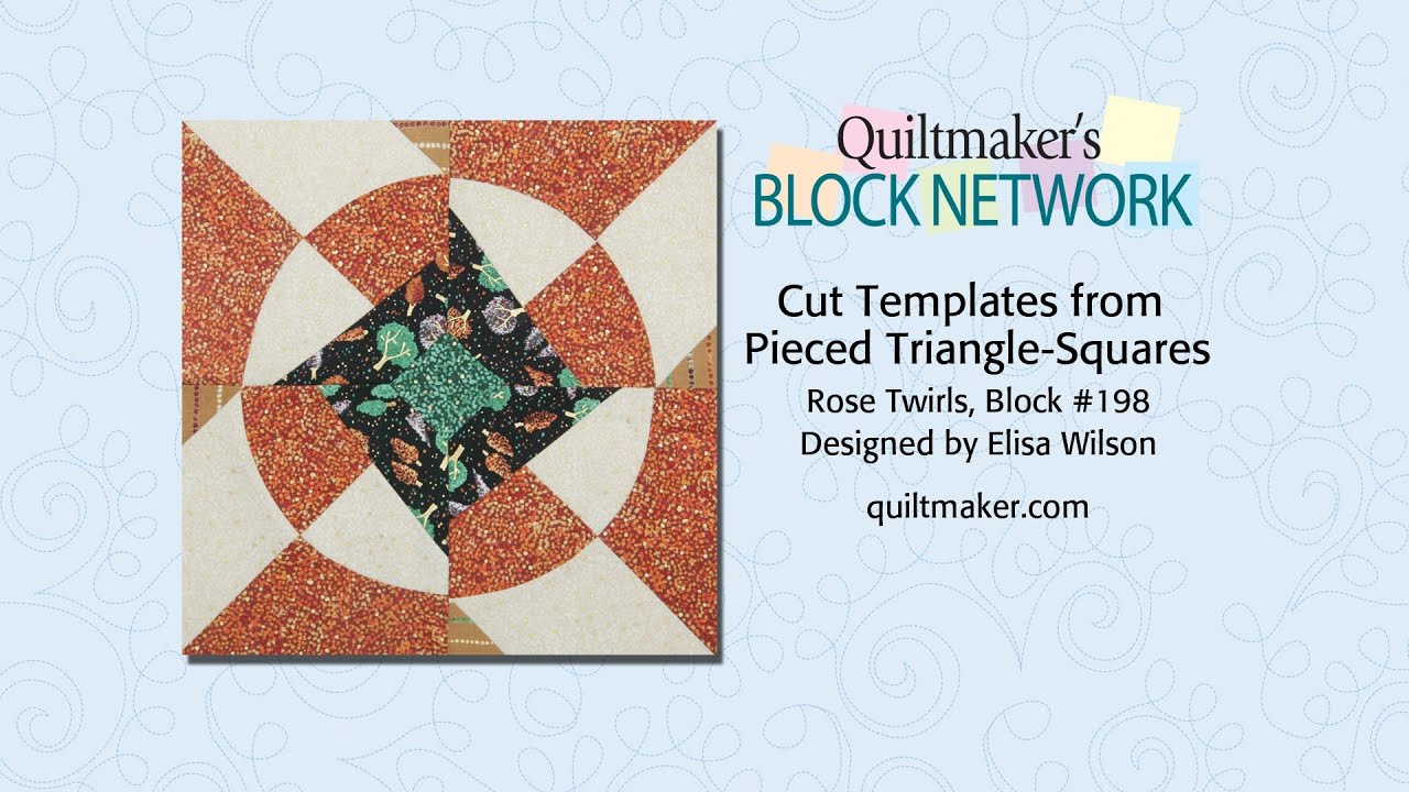 Cut Templates from Pieced Triangle-Squares