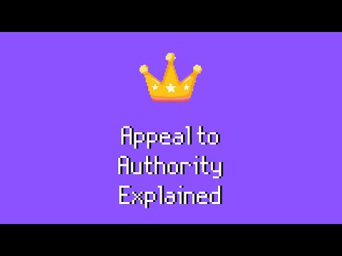 Appeal to Authority Explained [Vertical Video] - Logical Fallacies in 60 Seconds