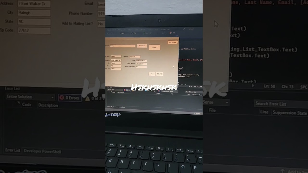 visual basic bikin ganteng :) #vbnet #visualstudio #postgresql #odbc