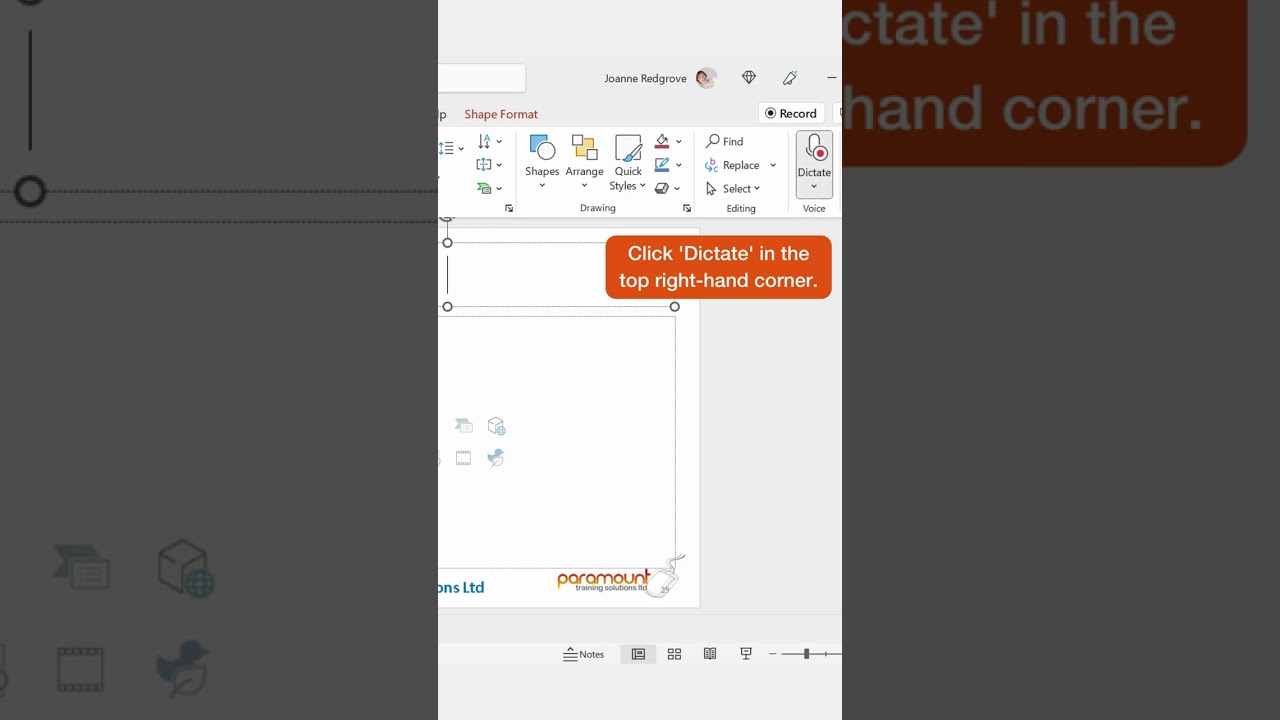 How to use Dictation in PowerPoint 🎙