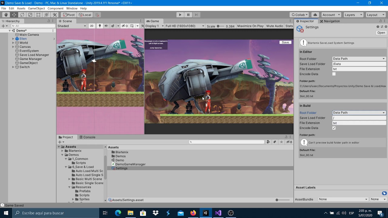 Save ScriptableObject data - PersistentData | 11 | Save & Load System for Unity