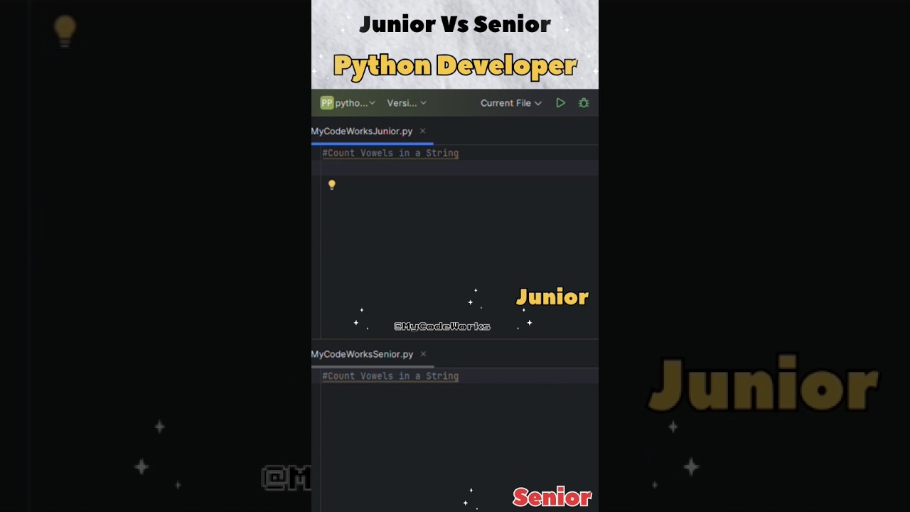 How to become a senior python developer 🤩😁 #coder #python #coding #developer