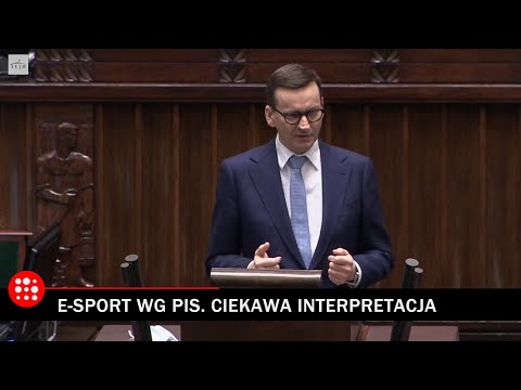 Morawiecki: "Przez esport chcemy wyciągać dzieci z domu".