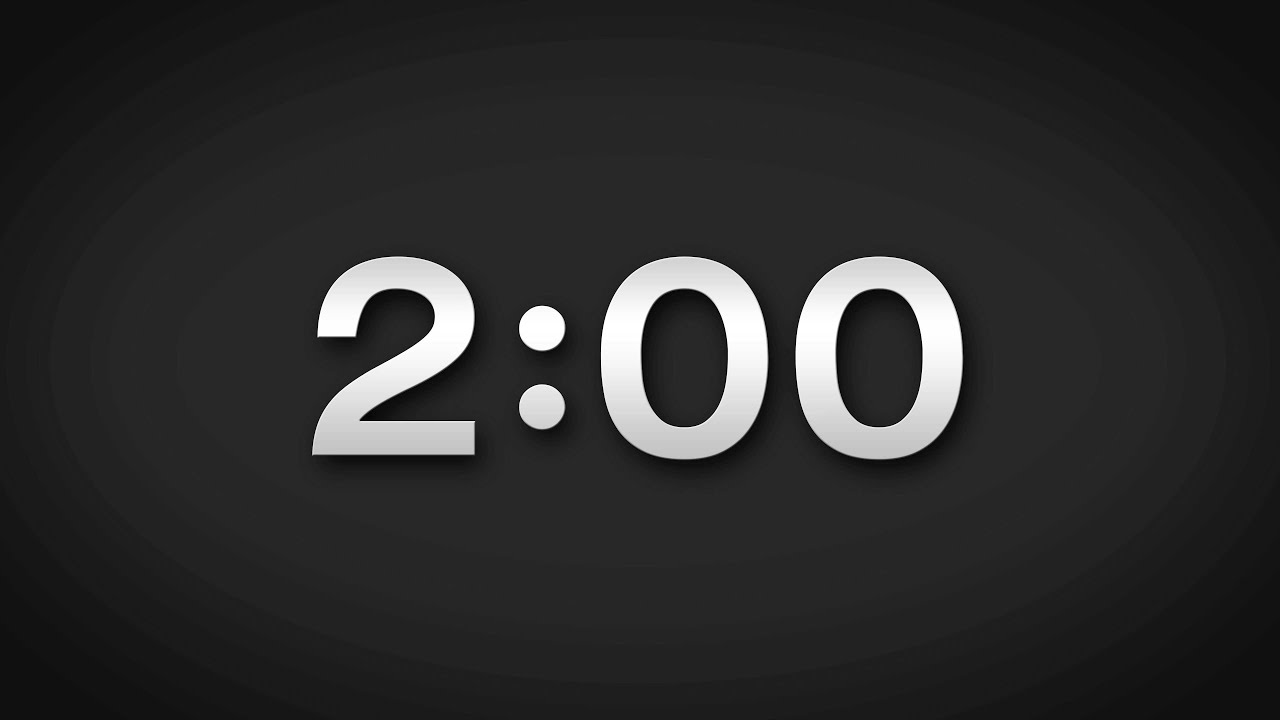 BASIC 2 MIN TIMER WITH ALARM