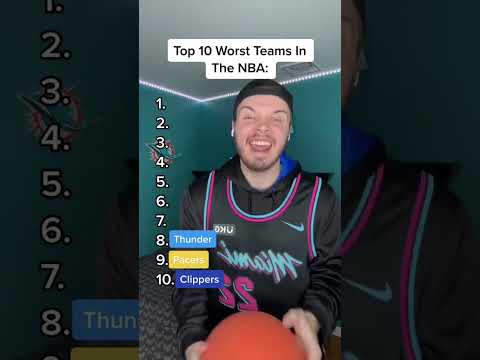 Top 10 Worst Teams In The NBA #shorts #nba #basketball #nbabasketball #nbarankings #rankings #worst