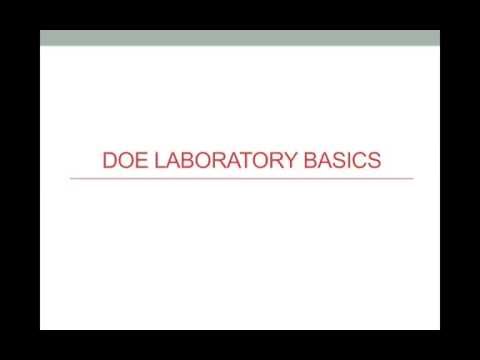 DOE Laboratory Basics | rogueco