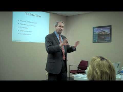 Overcome bias in the job interview