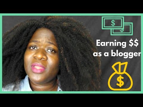 How I actually make money as a blogger || How to make $1000 per month with a blog
