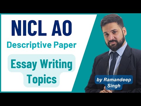 Essay Topics for NICL AO 2025 | Most Expected Topics | Ramandeep Singh