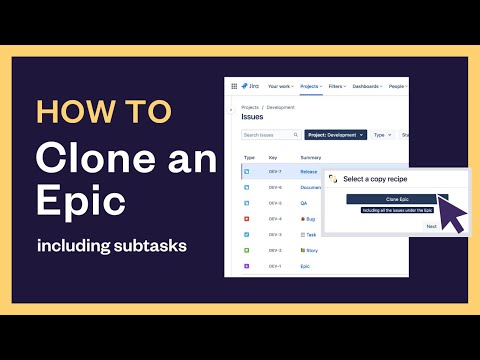 How to clone Epic with issues in Jira | Elements Copy & Sync