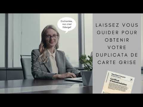 DUPLICATA CARTE GRISE: comment faire ma démarches en ligne