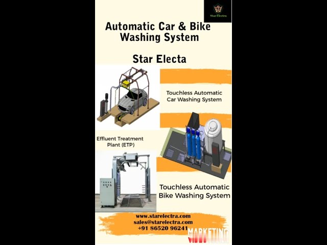 Car Washing System - Fully Automatic Rigid car wash Machine Service ...