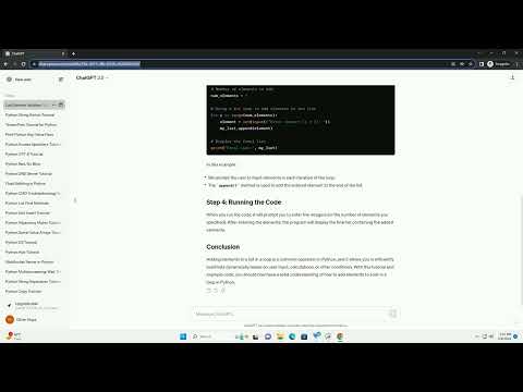 add to list in loop python