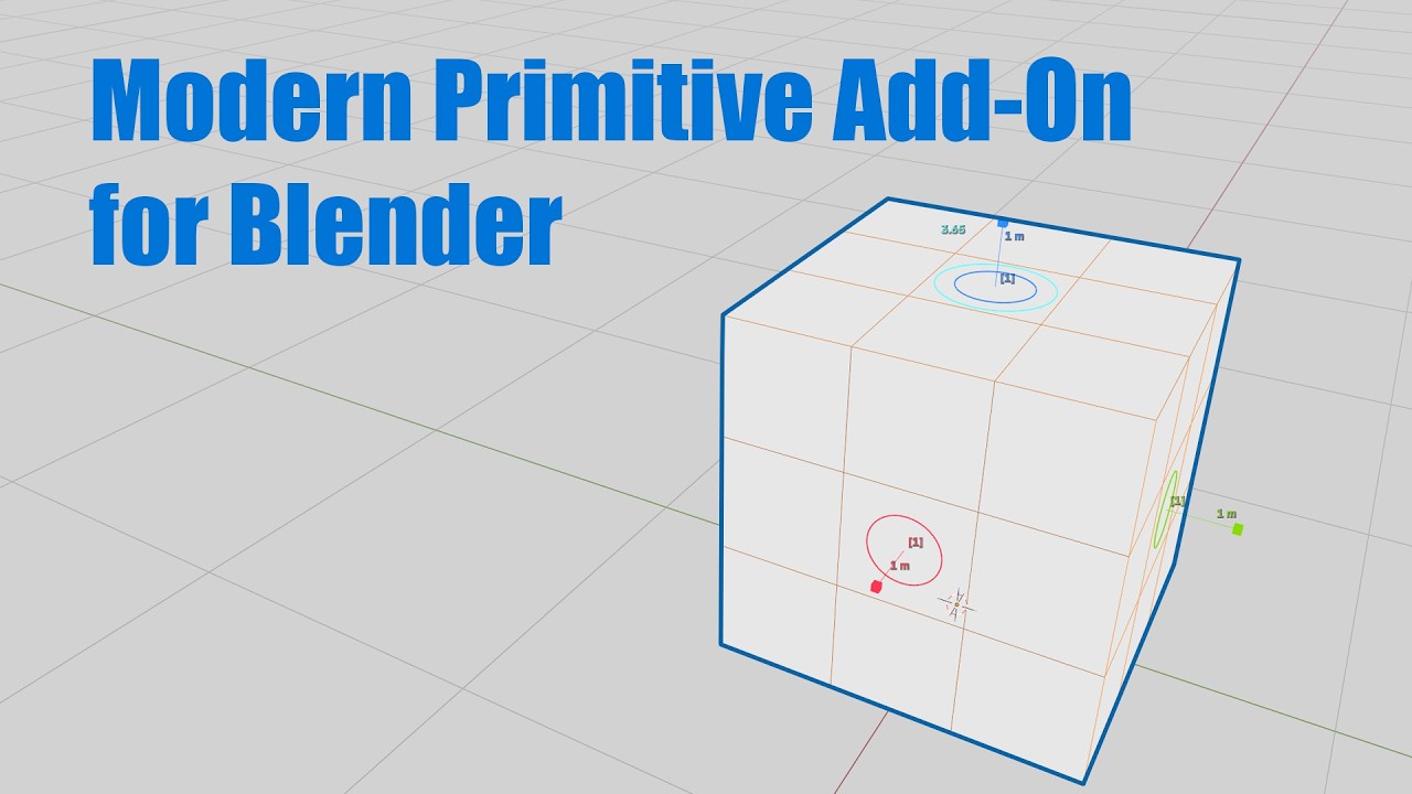 Modern Primitive Add-On for Blender