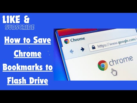 How to Save Chrome Bookmarks to Flash Drive