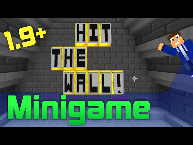 Minigame: HIT THE WALL [1.9+] Minecraft Map