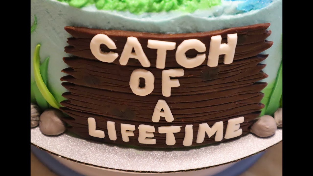 Chocolate Layer Cake Tutorial || Specialty Fishing Theme Groom's Cake