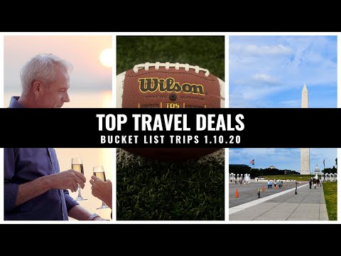 BUCKET LIST TRAVEL DEALS: Superbowl, River Cruise, Ireland, & D.C.