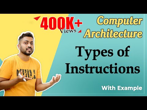 L-1.7: Types of Instructions in General Purpose Computer | Computer Organization and Architecture