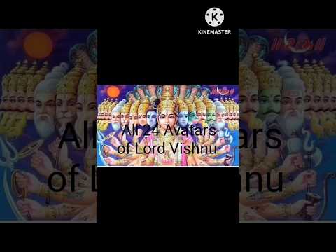 All 24 Avatars of Lord Vishnu