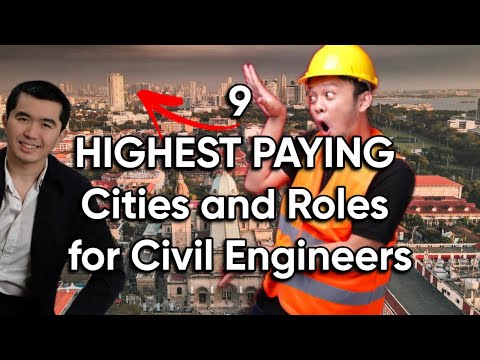 TOP 9 HIGHEST PAYING cities and roles for CIVIL ENGINEERS Philippines