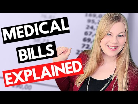 YOUR MEDICAL BILL EXPLAINED - HANDS-ON LOOK AT A MEDICAL BILL - WHAT DOES IT ALL MEAN (BASIC GUIDE)