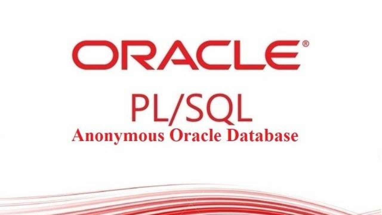 PL/SQL tutorial  : Anonymous Block in PL/SQL in Oracle Database