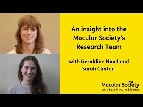 An insight into the Macular Society research team