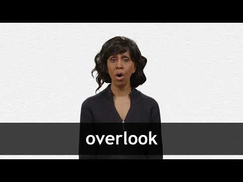 OVERLOOK - Definition & Translations | Collins English Dictionary