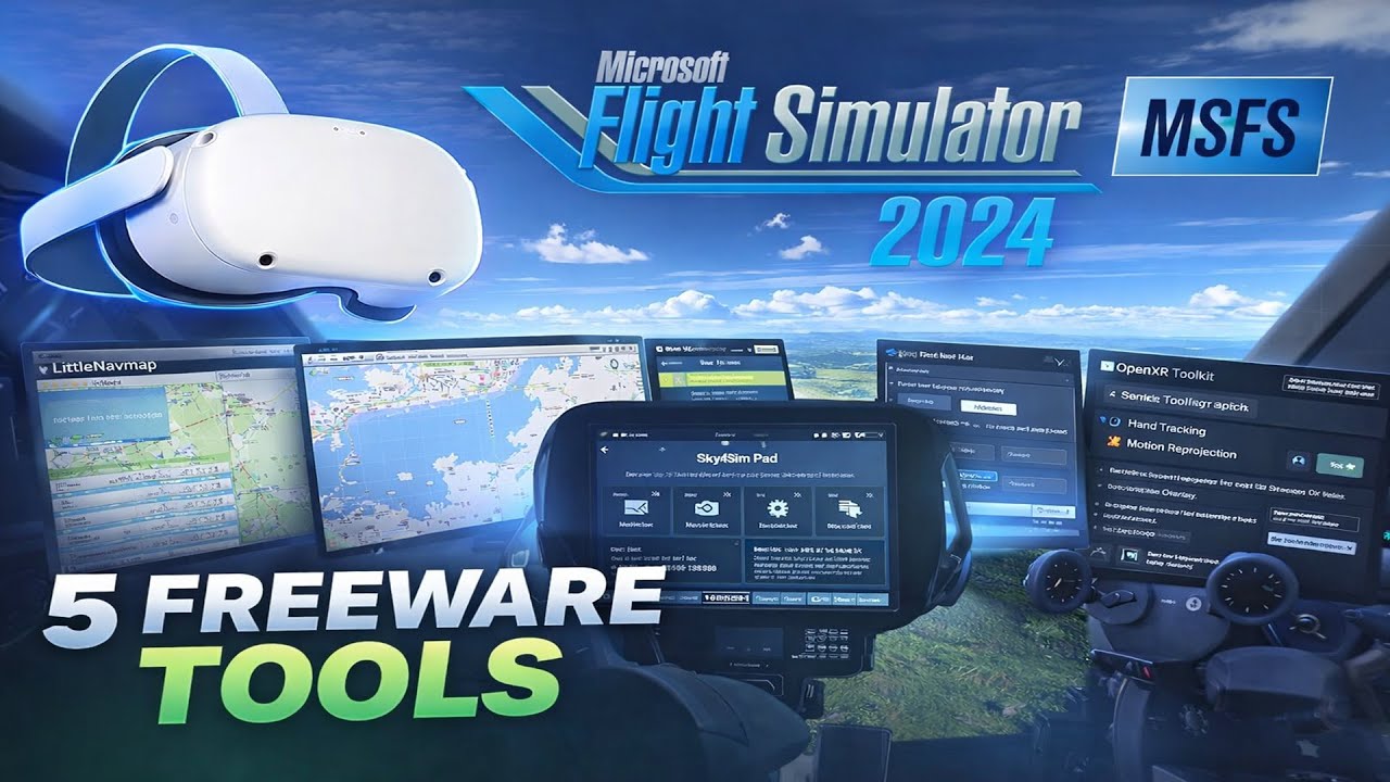 5 Freeware Tools I Always Use in MSFS 2024 | VR & Desktop