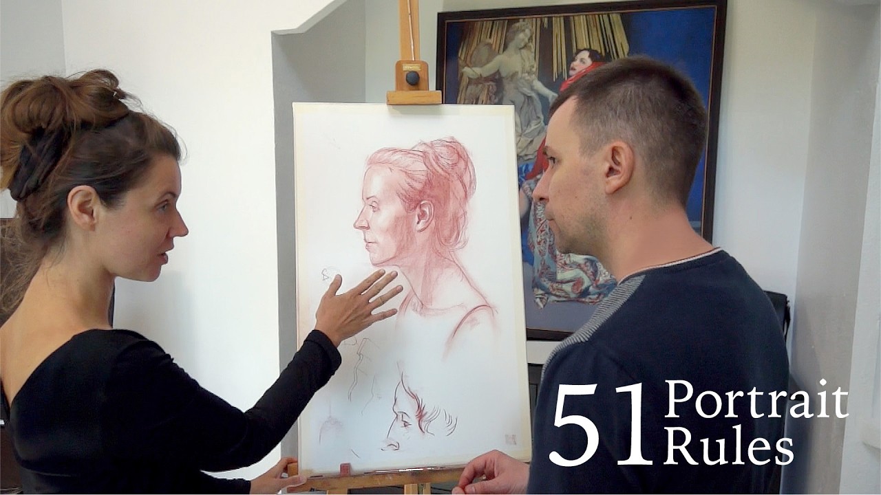 Portrait Drawing Tutorial - 51 Rules of Portrait Drawing