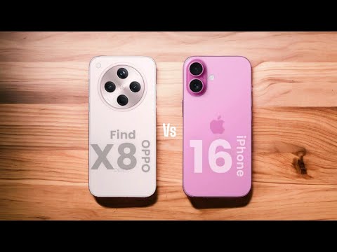 Oppo Find X8 ⚡ vs ⚡ iPhone 16 Full Comparison