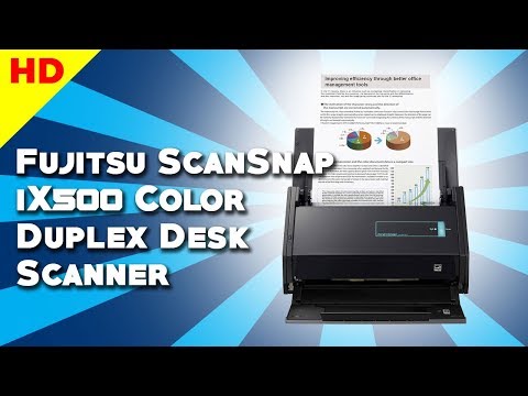 Fujitsu ScanSnap iX500 Color Duplex Desk Scanner Mac PC