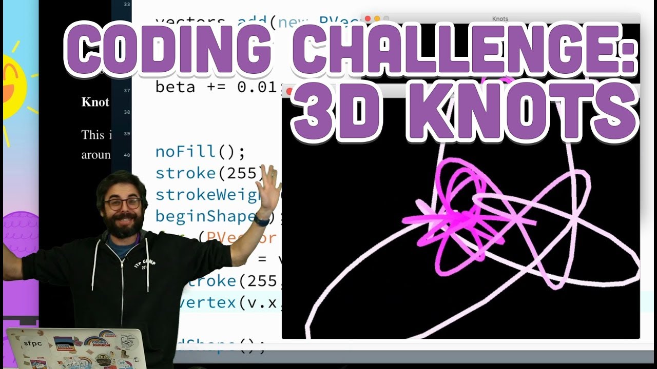 Coding Challenge #87: 3D Knots
