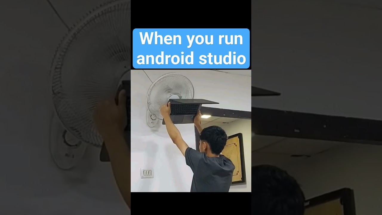 when you run android studio #coding #programming #memes #funny #android #androidapp