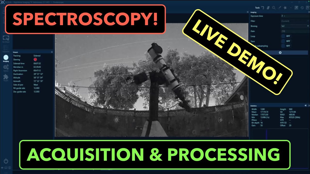 Spectroscopy Live Demo