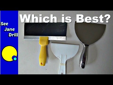 Avoid These Styles of Drywall Taping Knives