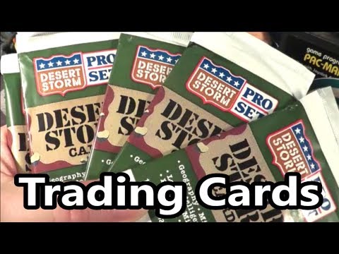 Desert Storm Pro Set Trading Cards Unwrapping & Review - The No Swear Gamer