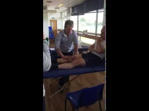 How to perfrom the Ballotment test for Knee swelling