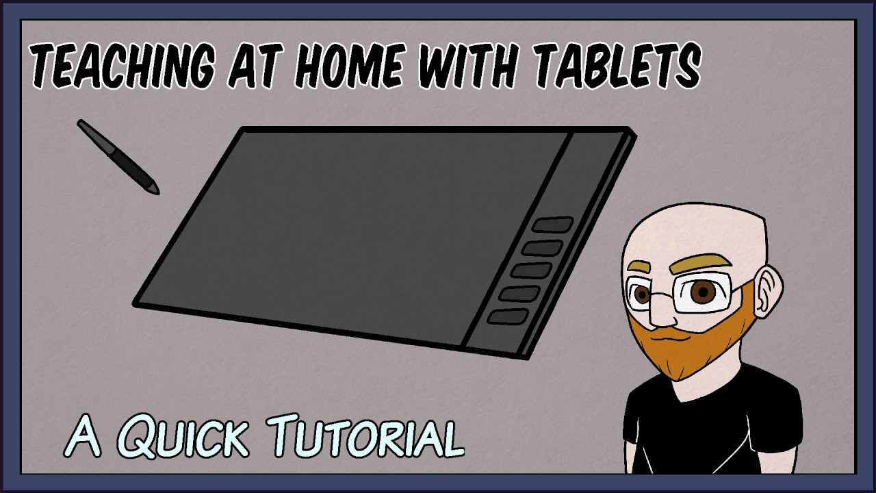 Using A Graphics Tablet for Teaching | Display Tablet Tutorial