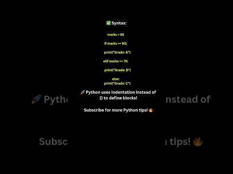 ๐ฅ Python if - Else statment explained ! in 60 seconds ๐ #python #coding #ytshorts #shorts