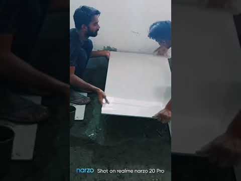 floor tiles fitting process//kaise lagate Hain floor tiles//2 by 4 floor tiles design