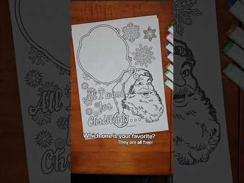 FREE Christmas Countdown coloring page! π π
My NEW free coloring pages for December are available