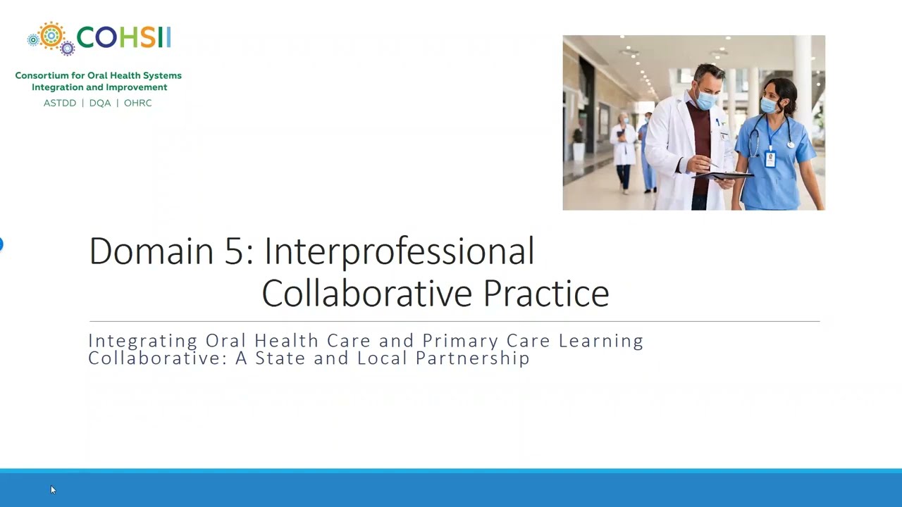 Domain 5: Interprofessional Collaborative Practice