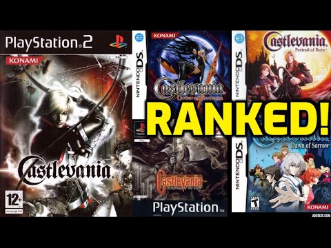 Ranking All The Castlevania Games I Played!!