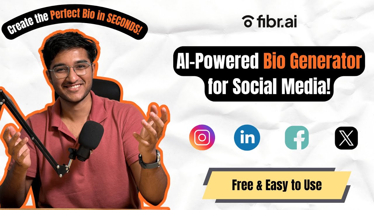 Create the Perfect Social Media Bio in Seconds | Free AI Bio Generator Tool 🔥
