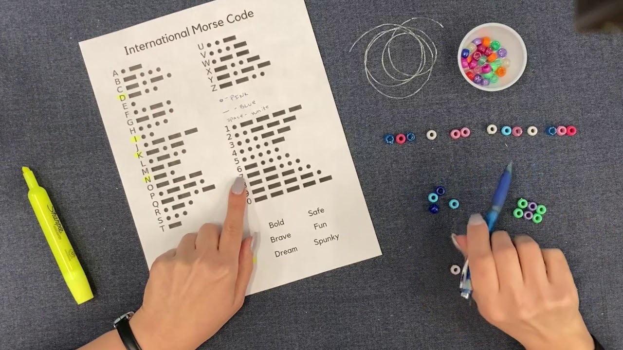 Morse Code Bracelet: A Take & Make Program